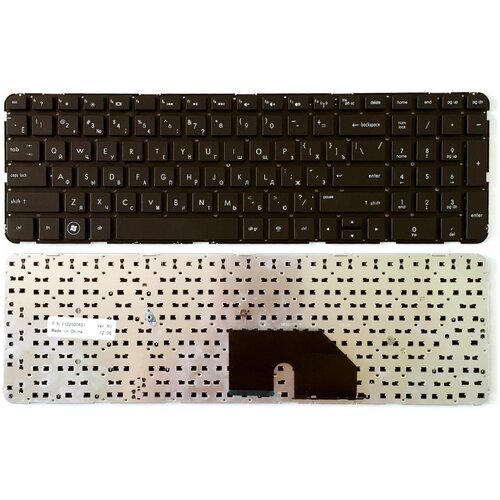 Клавиатура для ноутбука HP Pavillion DV6-6100 (KBHP_DV6-6000), Цвет Черный