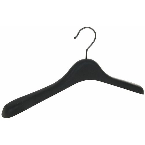 Вешалка-плечики для одежды, размер 40-44, широкие плечи, цвет чёрный