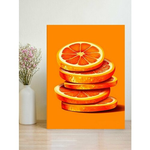 Картина на холсте апельсин
