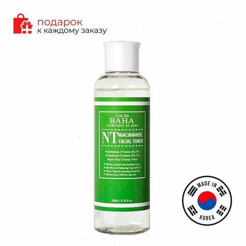 Cos De BAHA Тонер для проблемной кожи с ниацинамидом / NT Niacinamide 5% Facial Toner, 200 мл