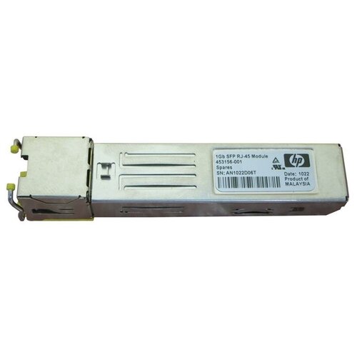 453156-001 Трансивер HP BLc Virtual Connect 1Gb RJ-45 SFP Opt Kit