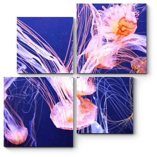 Модульная картина Очаровательные медузы100x100