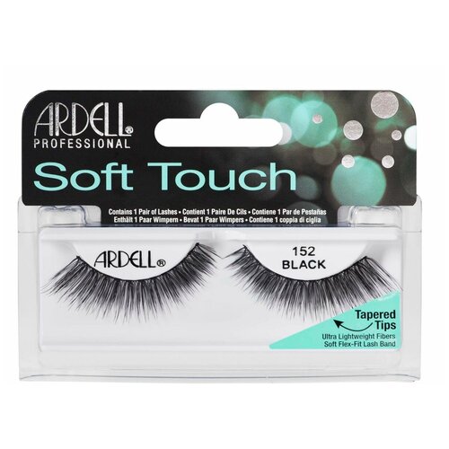 Ardell накладные ресницы Soft Touch 152, черный, 2 шт.