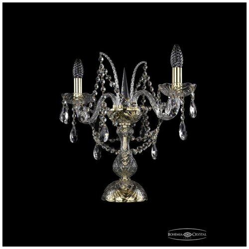 Настольная лампа Bohemia IVELE Crystal 1411L/2/141-39 G 1411