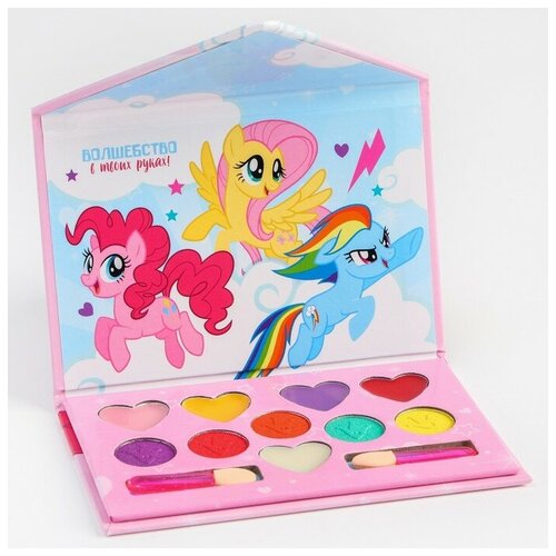 Набор косметики My Little Pony, тени 5 цв по 1,3 гр, блеск 5 цв по 0,8 гр ТероПром 7319256