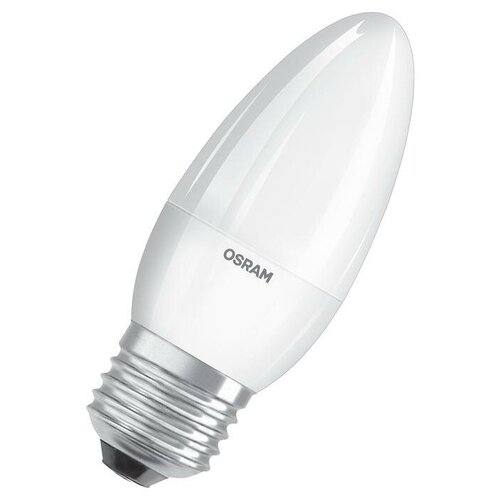 Лампа светодиодная LED 10 Вт E27 4000К 800Лм свеча 220 В (замена 75Вт) 4058075579569 LEDVANCE