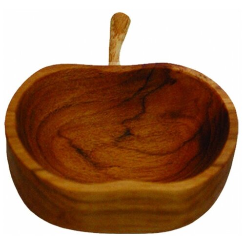 Миска деревянная Be Home Teak Apple 8.5х8.5 см, 50 мл