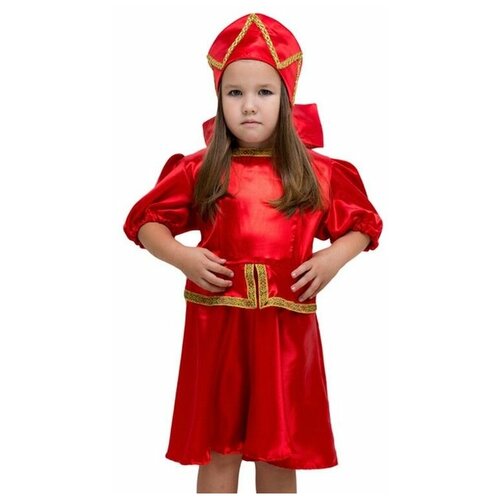 Карнавальный костюм кадриль, красный, на рост 104-116 см, 3-5 лет, Бока 2520-бока