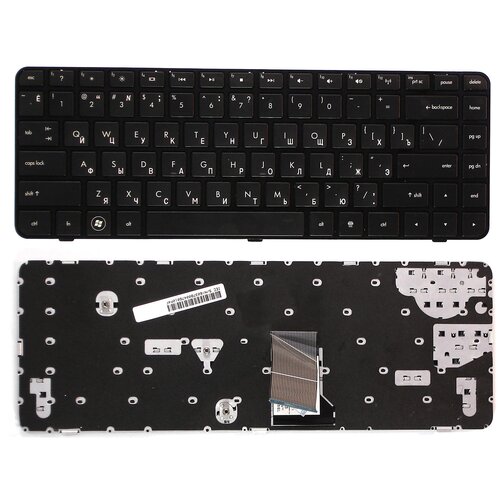 Клавиатура для ноутбука HP Pavilion dv5-2139la черная с рамкой