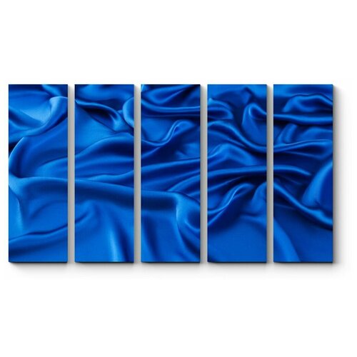 Модульная картина Синий шелк 110x66