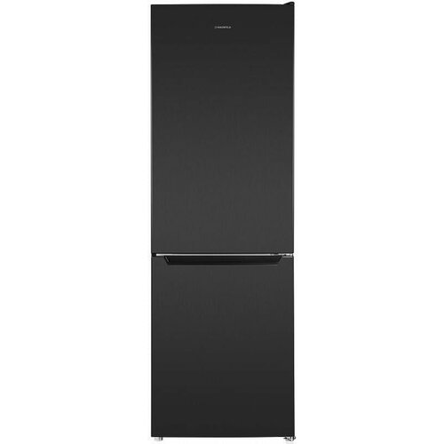 Холодильник двухкамерный MAUNFELD MFF185SFSB Smart Frost, черный