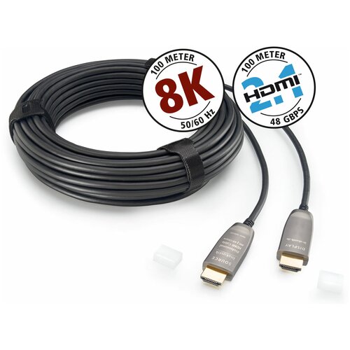 Кабель HDMI - HDMI оптоволоконный Inakustik 009245005 Professional HDMI 2.1 Optical Fiber Cable 5.0m