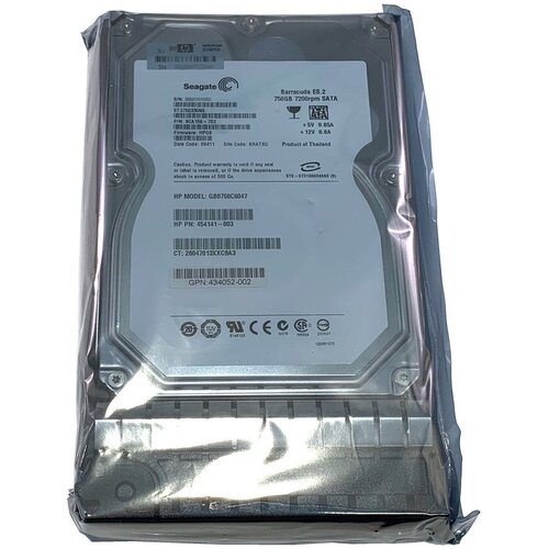Жесткие диски HP Жесткий диск HP SATA 750GB 7.2K 3.5" для MSA2 481275-001