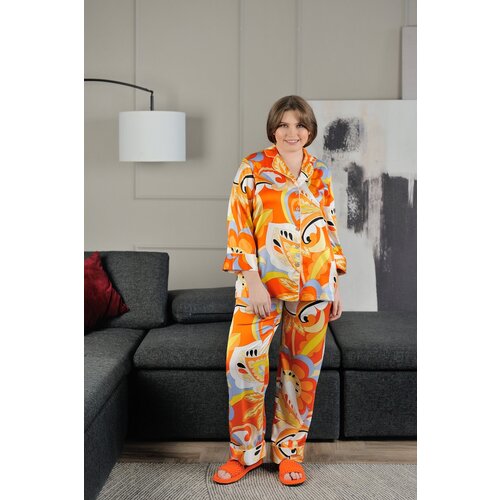 Пижама Pijama Story, размер 52, оранжевый