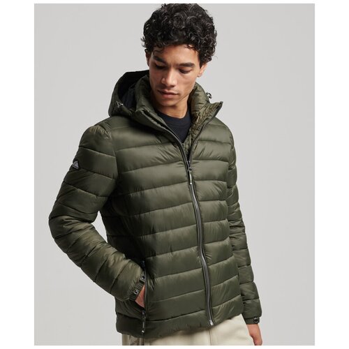 Куртка Superdry, размер M (48), зеленый, хаки