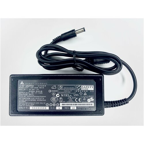 Зарядка (блок / адаптер питания) 19V 3.42A (5.5-2.5) 65W для ноутбука Asus N705U / N705UN / R510 / S300C / S400C