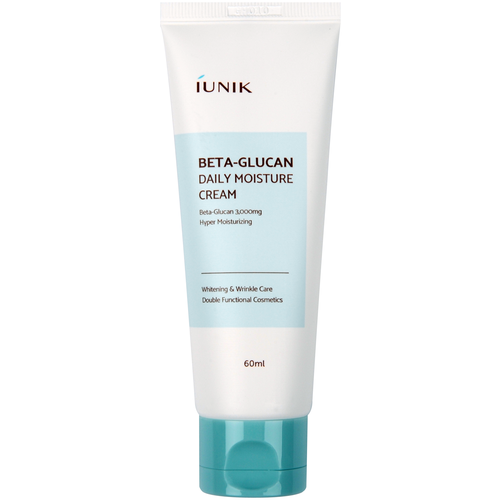 Iunik Beta Glucan Daily Moisture Cream / Увлажняющий крем для лица с бета-глюканом, 60 мл