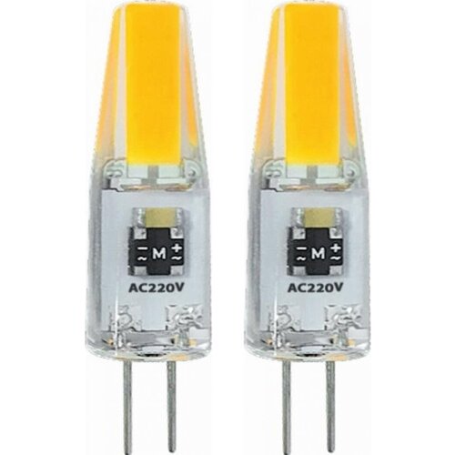 Светодиодная лампа JazzWay Pled Power 3W эквивалент 20W 5500K 240Лм G4 капсула (комплект из 2 шт.)