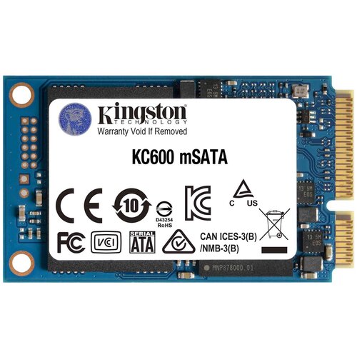 Твердотельный накопитель Kingston KC600 512 ГБ mSATA SKC600MS/512G