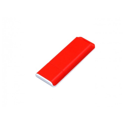 Оригинальная двухцветная флешка для нанесения логотипа (8 Гб / GB USB 2.0 Красный/Red Style Flash drive под УФ печать)