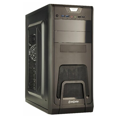 Корпус Miditower Exegate CP-603 Black, ATX, , 2*USB+2*USB3.0, Audio (EX278394RUS)