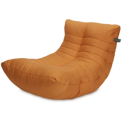 Пуффбери кресло-мешок Кокон мандариновый жаккард 500 л