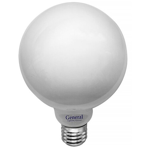 Лампа светодиодная GENERAL ECO FILAMENT матовая G125 8W 840Lm E27 4500K