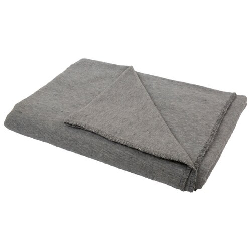 Байковое одеяло ШУЯ однотонный серый 140х205 см