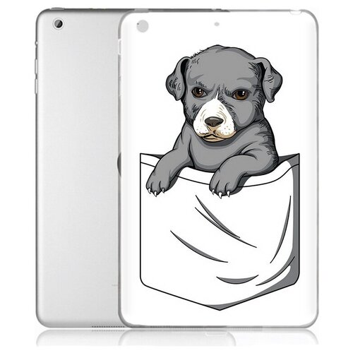 Чехол задняя-панель-накладка-бампер MyPads собачка в кармане для Apple iPad 9.7 (2017)/Apple iPad 9.7 (2018) A1822/A1823/A1893/A1954 противоударный