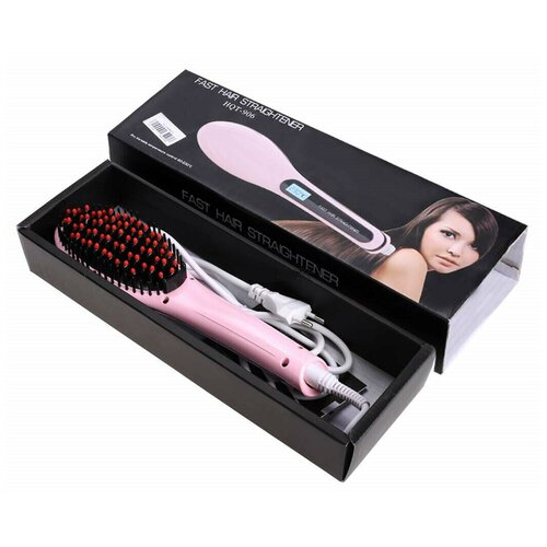 Электрическая расческа выпрямитель для волос / FAST HAIR STRAIGHTENER HQT-906