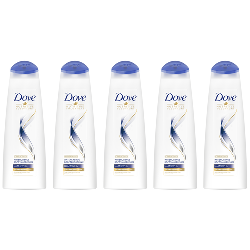 Dove шампунь Nutritive Solutions Интенсивное восстановление, 380 мл, 5 шт.