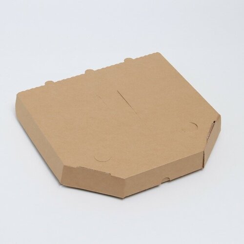 Коробка для пиццы с соусниками, 32 х 32 х 4 см