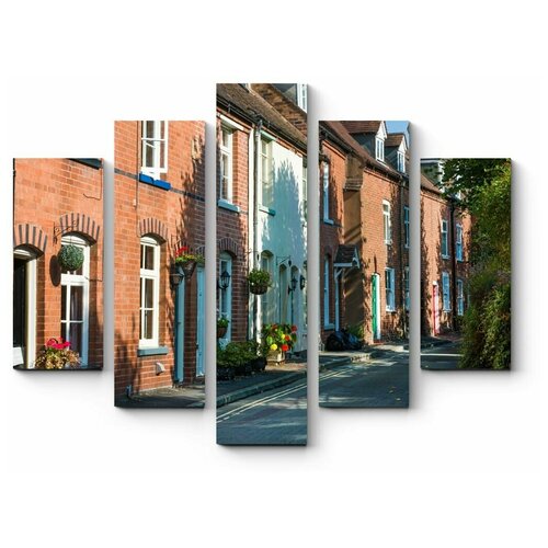 Модульная картина Тихая улочка Бриджнорта, Англия145x116