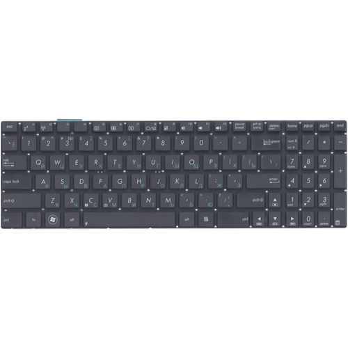 Клавиатура Asus N56, N56V, N76, N76V (чёрная)