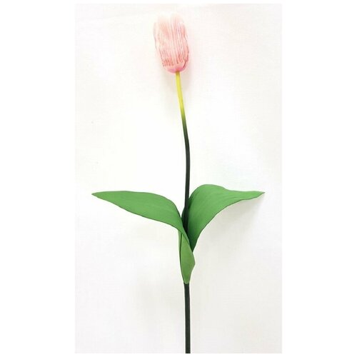 Искусственный тюльпан розовый / Искусственные растения для декора / декор для дома