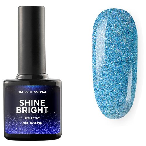 TNL Professional гель-лак для ногтей Shine Bright, 10 мл, 04 морская волна