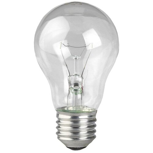ЭРА (10 шт.) Лампа накаливания ЭРА E27 60W 2700K прозрачная A50 60-230-Е27-CL Б0039122