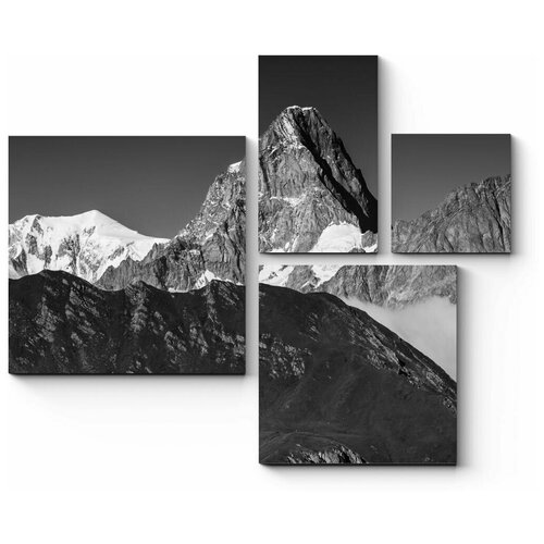 Модульная картина Величественные горы 102x85