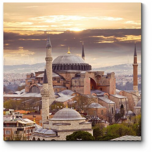 Модульная картина Собор Святой Софии в Стамбуле 40x40