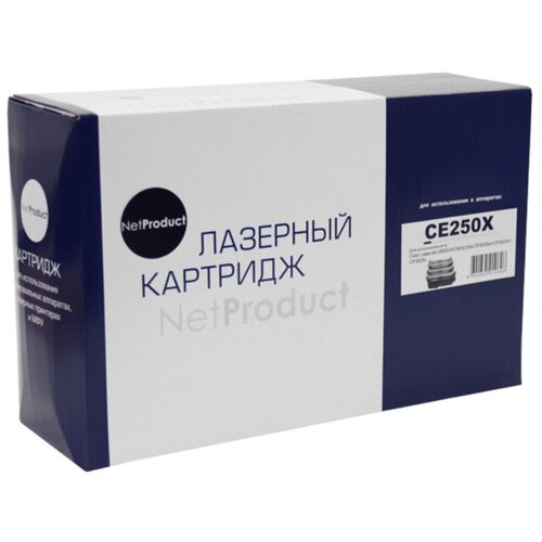 Картридж NetProduct N-CE250X, 10500 стр, черный