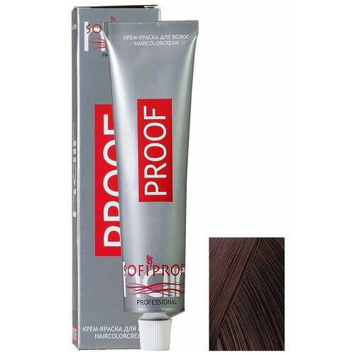 Sofiprofi Крем-краска для волос PROOF, 5.01 светлый шатен холодный (лайт), 60 мл