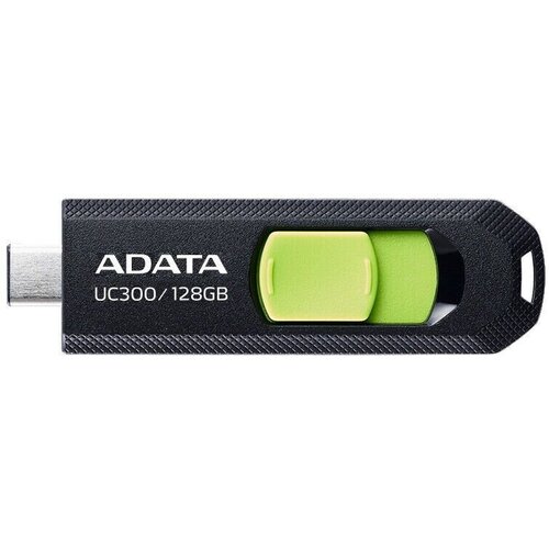 Флеш Диск A-Data 128Gb Type-C UC300 ACHO-UC300-128G-RBKGN USB3.2 черныйзеленый