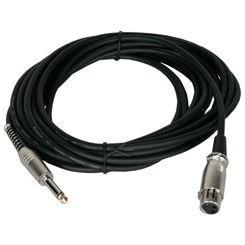 Кабель аудио 1xJack - 1xXLR Invotone ACM1006BK 6.0m