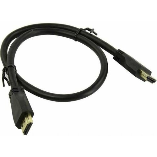 Кабель HDMI 1м 5bites HM-210-010 круглый черный