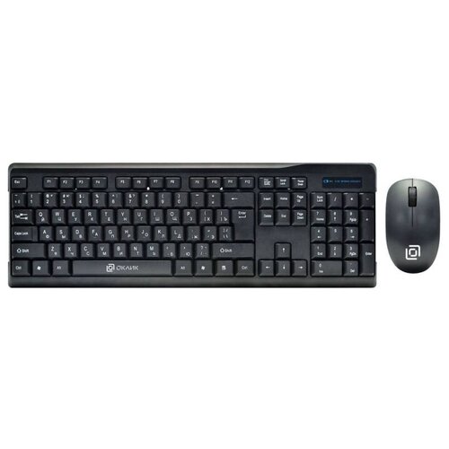 Клавиатура Oklick 230 M Wireless Keyboard & Optical Mouse Black USB