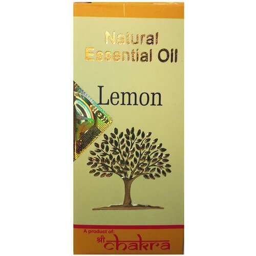 Natural Essential Oil LEMON, Shri Chakra (Натуральное эфирное масло лимон, Шри Чакра), 10 мл.