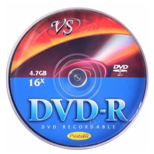 Диски VS DVD-R 4,7 GB 16x CB/10 Ink Print