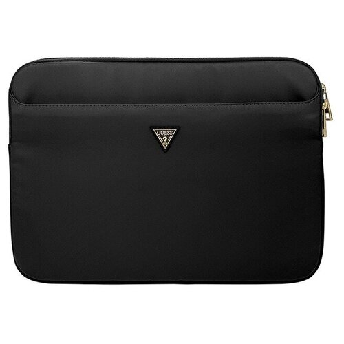 Чехол папка Guess Nylon computer sleeve with Triangle metal logo для ноутбука 13", черный