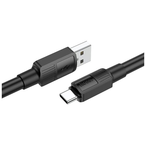 Кабель HOCO X84 Type-C Solid charging data cable 1M, 3.0А, black