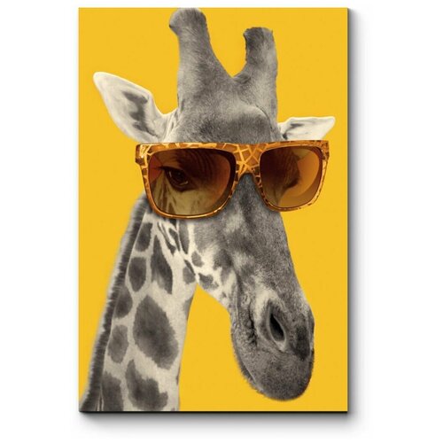 Модульная картина Жираф в очках30x45